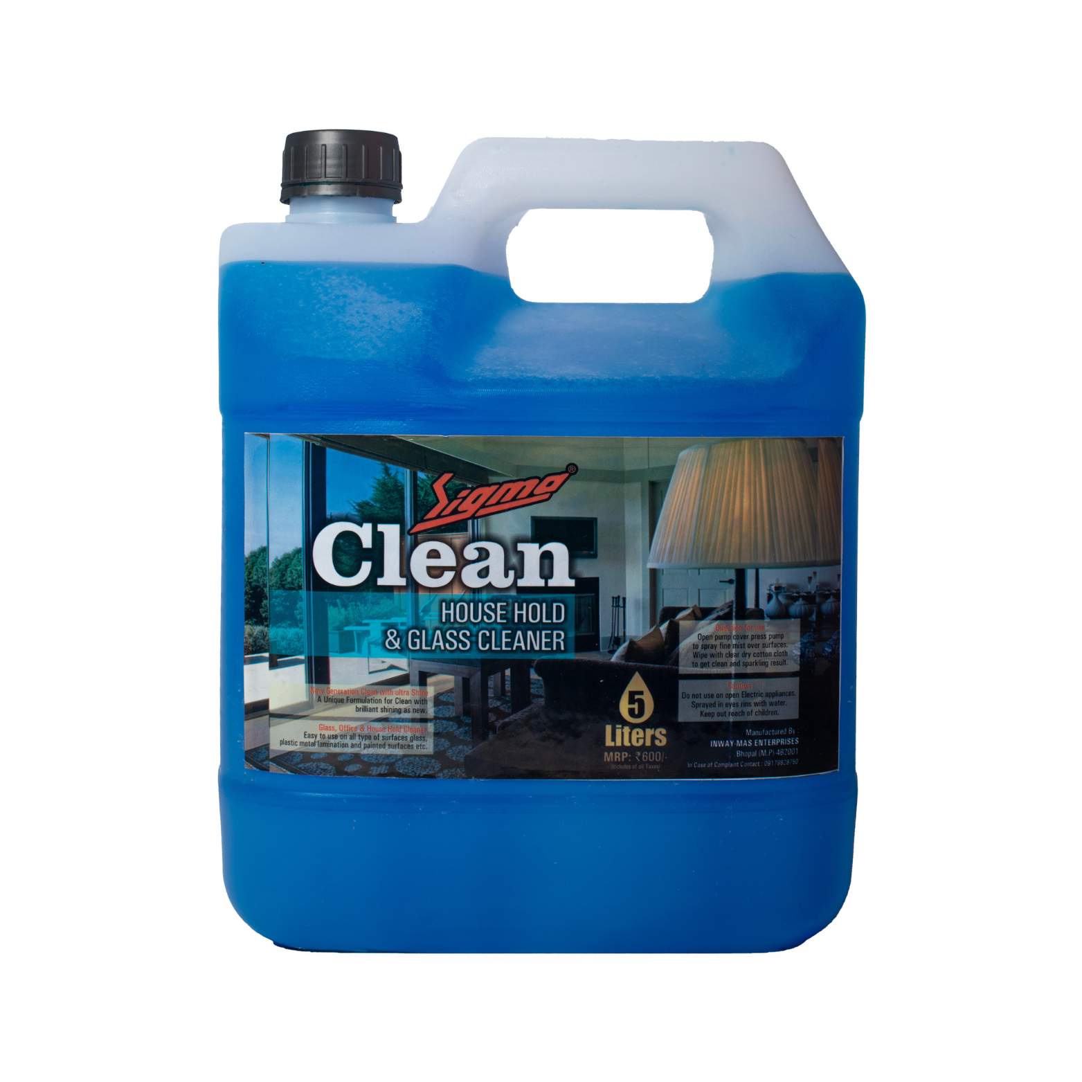 Glass Cleaner (5 Litre) | Commercial glass cleaner for large-scale use ...